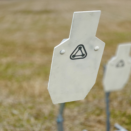 ADG IPSC/USPSA A-C Zone Steel Target - Atlasdg.com